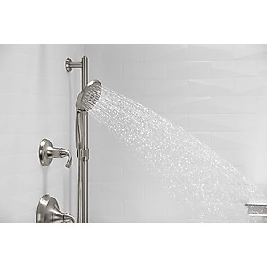 KOHLER 22177-Bn Forté 2.5 Gpm Multifunction Hand Shower Kit With Katalyst Air-Induction Technology, Brushed Nickel