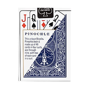 Bicycle Pinochle Playing Cards, Standard Index, 1 Deck