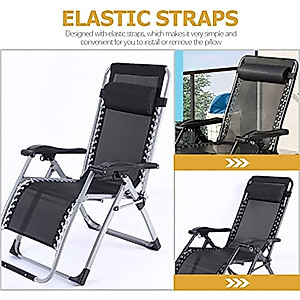 YARNOW 2pcs Recliner Replacement, Pillow Headrest Chair Headrest Lounge Chairs Neck Support Chair Accessories