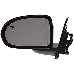 Kool Vue Left Power Heated Door Mirror Compatible With Jeep Compass 2007-2017 Textured MK Body, Type 1