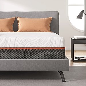 King Mattress, Sweetnight 12” Hybrid Mattress with Gel Memory Foam & Pocket Innerspring , Bed Mattress with Moisture Wicking Adaptive Cover, Medium Firm, King Size
