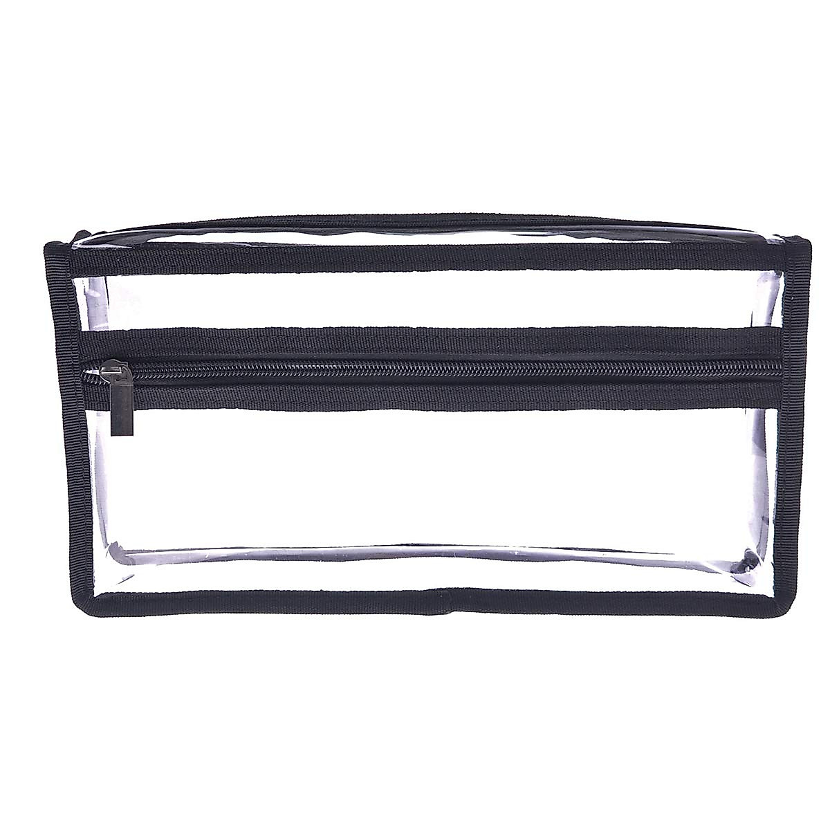 Jula Vance Clear PVC Makeup Bag Transparent Actor Bag Large Cosmetic Organizer Bag Makeup Kits Pouch Travel Make Up Accessories Storage Bag Clear Pencil Pouch Case Bag