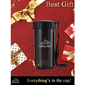 ABXLNIU Female Urination Device with Pee Cup, Travel Essentials Female Urinal for Women, Reusable Womens Pee Funnel Camping/Hiking Gear Gifts for Women, Pink