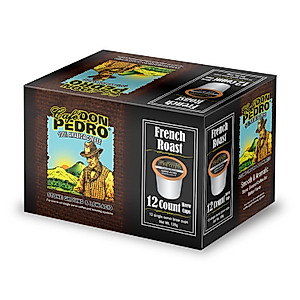 Cafe Don Pedro Variety Pack Arabica Low Acid Coffee Pods - Compatible with Keurig K-cup Coffee Maker, 6 different flavors, 100% Arabica, Battles Heartburn, Acidic Reflux, 72 count