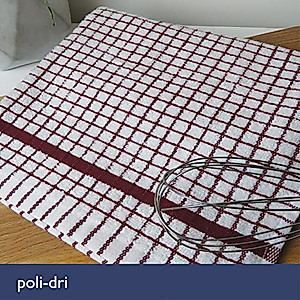 Samuel Lamont Poli-dri Cotton Tea Towel Burgundy