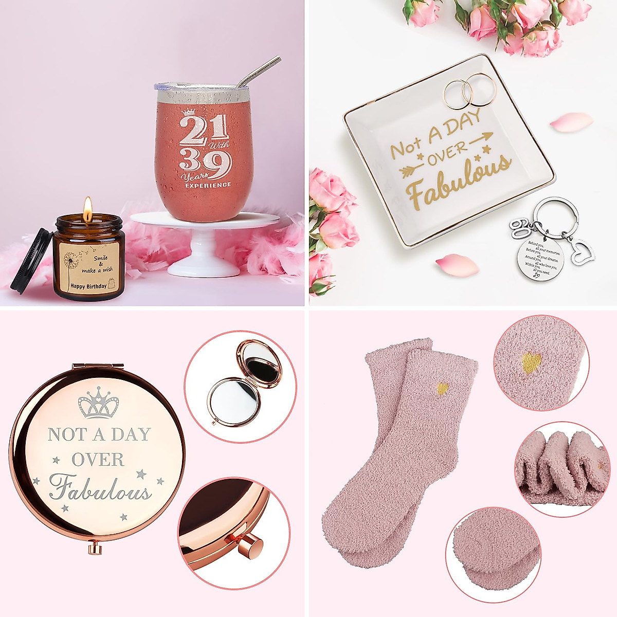 60th Birthday Gifts For Women, Happy 60th Birthday Gifts For Her Best Friend Mom Sister Wife Girlfriend Coworker Turning 60, Gift For 60 Year Old Woman Birthday Unique, Funny Birthday Gift Box Ideas