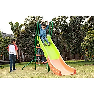 Outdoor Slide, Playground Slide, Plastic Slide for Playground, Playset Slide, 8 Ft Slide for Swing Set, 8ft Deck Slide, Indoor/Outdoor Backyard Slide for Kids Ages 3-8