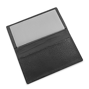 Genuine American Alligator Leather Checkbook Cover Handmade (Cognac)