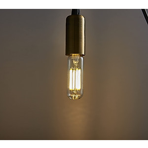 YFXRLIGHT Dimmable T6 Vintage LED Light Bulbs Warm White 2700K,6W Equal 60 watt Light Bulb, E12 Base Candelabra Bulb for Chandeliers,Pendant,Wall scones 6Pack