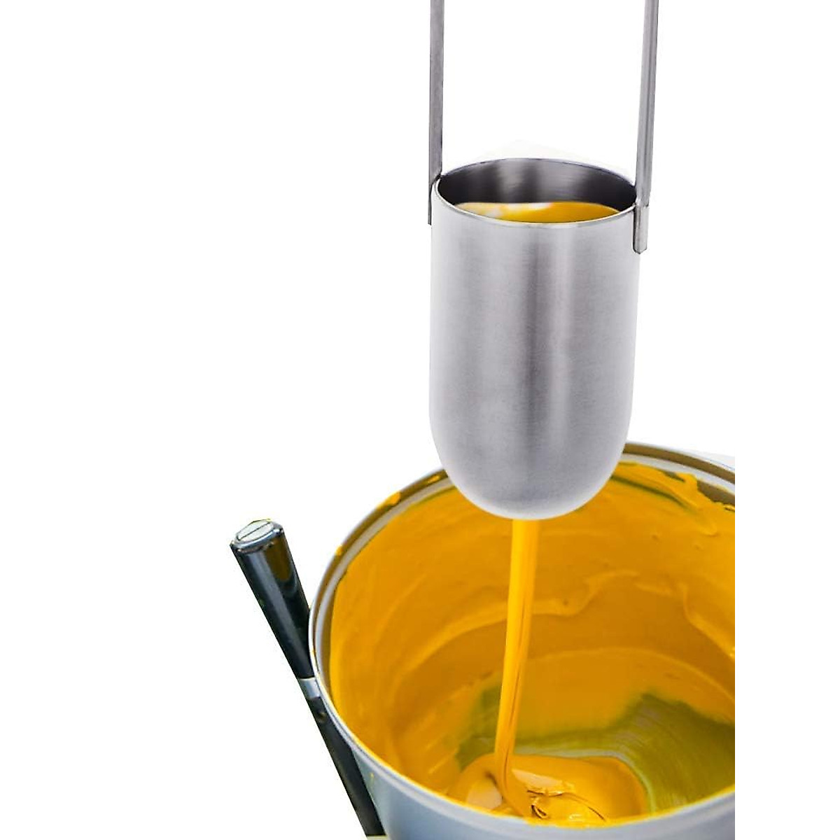 HFBTE Zahn Cup Viscosity Measuring Cup #5 Dip Type 44ml for Very Viscous Fluid and Mixture