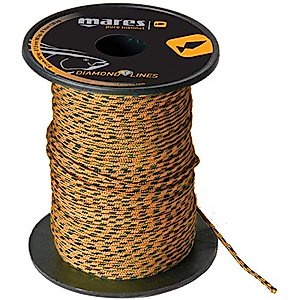 Mares Unisex's Line Diamond Thread Black, 1.5 mm/100 m