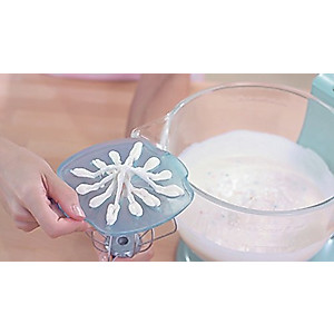 Whisk Wiper® PRO for Stand Mixers - Mix Without The Mess - The Ultimate Stand Mixer Accessory - Compatible With KitchenAid Tilt-Head Stand Mixers - 4.5qt, 5qt (Color: Aquamarine)
