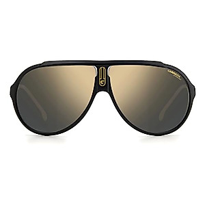 Carrera Unisex Sunglass Style Endurance65/N Pilot, Matte Black/Grey Gold Mirrored, 63mm, 10mm