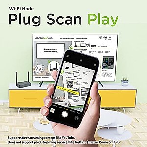 IOGEAR HDMI Wireless Video 4K HD TV Connection Kit - 4K@30Hz - Wireless 2.4/5GHz w/WPA-2 Encryption - Up to 100Ft - Mirror or Extend Mode - Win Mac OS iOS Android Chrome - GWKIT4K