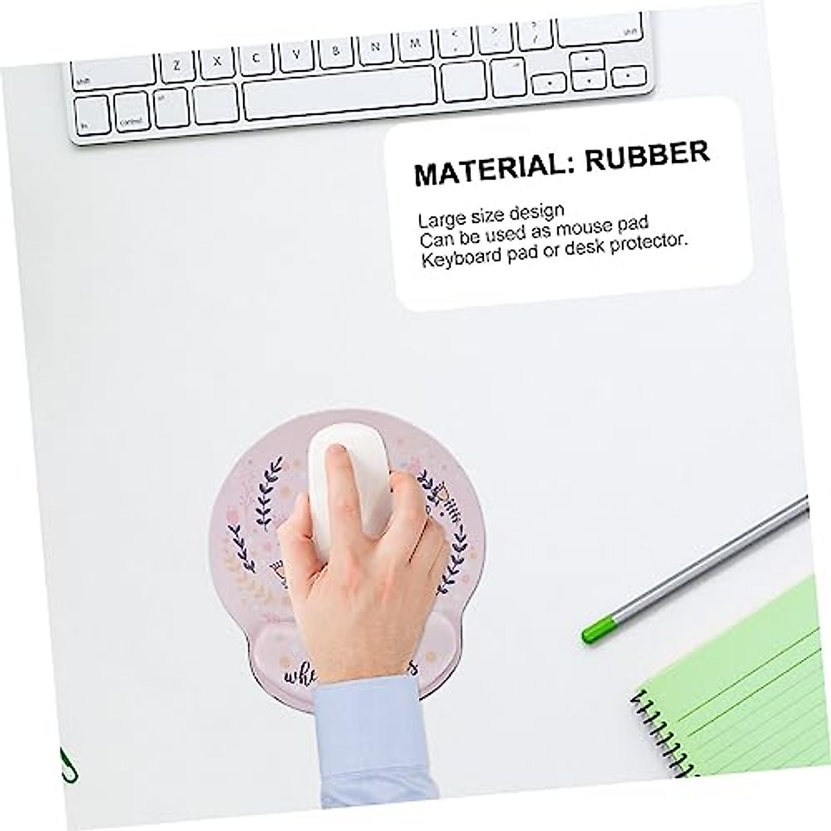 Pad with Wrist Rest 1pc Silicone Wrist Pad Wrist Rest Pad Gaming Mat Computer Mouse Pad Gel Mouse Pad Wrist Mouse Pad Mouse Base Wrist Rest Mouse Pad Koala Pattern Mouse Pad
