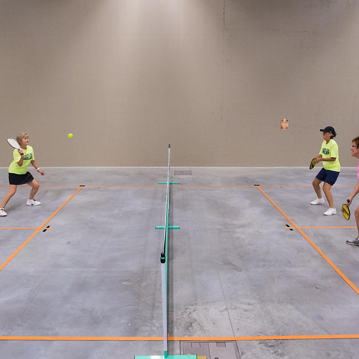 Tiga Pickleball Lines, 3 Pack, Yellow, Polypropylene (PP), No Measurement Required (Net NOT Included)