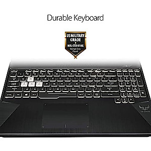 ASUS TUF 15.6” FHD 144Hz IPS Gaming Laptop, AMD Ryzen 7 3750H Processor, NVIDIA GeForce RTX 2060, Webcam, Wi-Fi, Bluetooth, RGB Backlit Keyboard, Windows 10, CUE Accessories (16GB DDR4, 1TB SSD)
