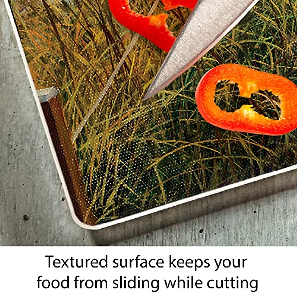 CounterArt 'Path to the Ocean' Glass Cutting Board, 15 x 12"