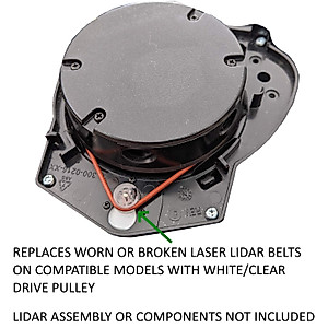 Neato Botvac Connected D3 D4 D5 D6 D7 Compatible Laser Lidar Drive Belt O Ring Replacement Kit with 2 Buna N Belts and Tools for Easy Replacement
