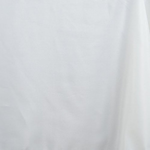 TABLECLOTHSFACTORY Round Corner Polyester Rectangle Tablecloths 90" x 156" - Ivory