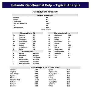 Organic Kelp Meal – Natural Supplement & Fertilizer (50 lb) L M8
