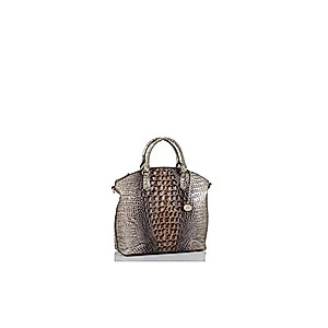 BRAHMIN Espresso Ombre Melbourne Large Duxbury Satchel