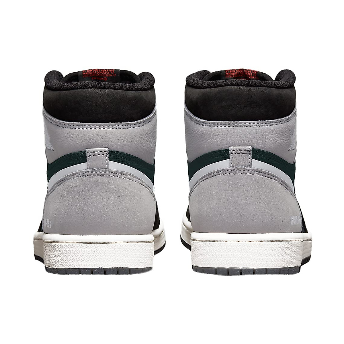 Jordan Men's 1 Retro High Element Black/Chile Red-Particle Grey (DB2889 001) - 11