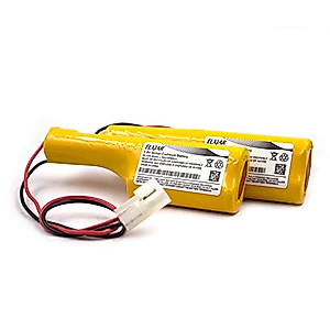 (2-Pack) 3.6V 800mAh Ni-CD Battery Pack Replacement for Genlyte 52-0185 520185 OSI OSA060AA Saft 420735-00 42073500 Genlyte 62-0185 620185 Exit Sign Emergency Light