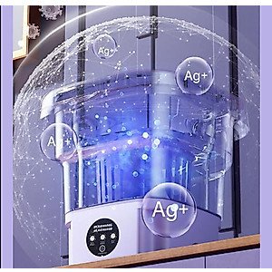 MOCOFO 8L Folding Washing Machine - Mini Portable Washing Machine for Camping, RV, Travel - Suitable for Underwear, Bra, Socks - 8L Large Capacity - Home Use（purple）