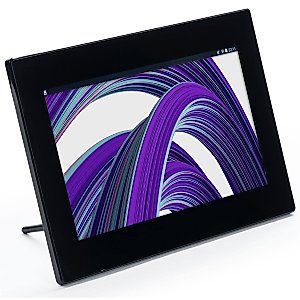Displays2go Tabletop Digital Signage, Android OS – Black (SFRAMEWF10B)