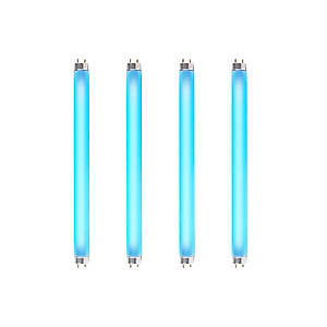 coospider-repta 4 Pack Bug Zapper Replacement Light Bulb 10W for 20W Indoor Bug Zapper, F10T8/BL Black Light Bulbs for Indoor Outdoor Mosquito & Flying Insect Zapper Lamp