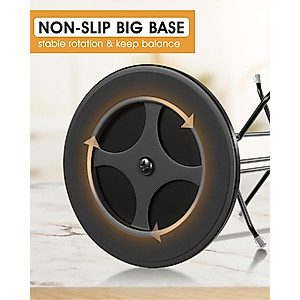 Bulado Mug Tree for Large Mugs, 360° Rotated Coffee Mug Holder, Metal Mug Tree for Counter Large Mugs 6, Coffee Cup Holder for Countertop for Easy Grab and Drop, Mug Stand for Coffee Bar Kitchen