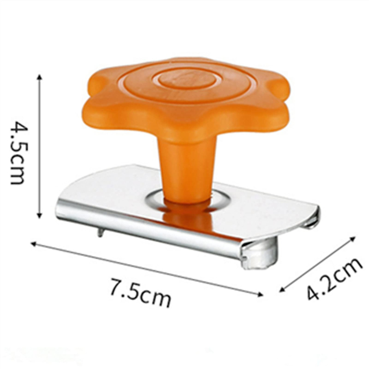Nubadam Jar Opener For Weak Hands, Adjustable Effortless Arthritis Jar Opener For Seniors, Stainless Steel Adjustable Lid Opener Kitchen Accessories Opener, Bottle Opener For Arthritic Hands(orange)…