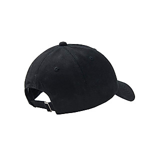 Hats for Men Classic Low Profile Adjustable Strapback Cotton Dad Hats Baseball Caps for Men and Women （Black）