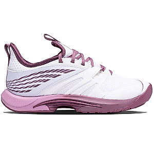 K-Swiss Women's Speed Trac Tennis Shoe, White/Grape Nectar/Orchid Haze, 6.5 M