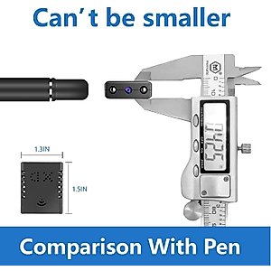 Smallest Hidden Camera Detector,HD1080P Spy Camera,Wireless Wifi Security Camera,Nanny Cam,Baby Monitor with Night Vision,AI Human Motion Detection,Remote Viewing for Security with iOS Android APP