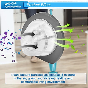 6 Pack 2033 Vacuum Replacement Filter for Bissell Featherweight Stick Lightweight Bagless Vacuum 2033, 20331, 20334, 20333, 20336, 20339, 2033M,Compare to Part 1611508