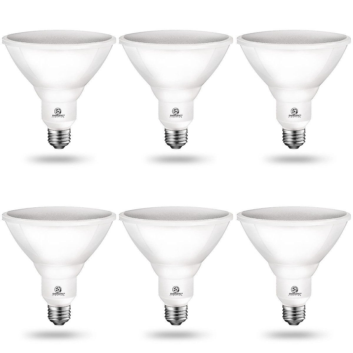 Energetic 1250LM Outdoor Par38 Led Flood Light Bulb,13.5W=100W,Dimmable, 5000K Daylight,E26 Base, Waterproof Led Spotlight Bulb, UL Listed (6 Pack)