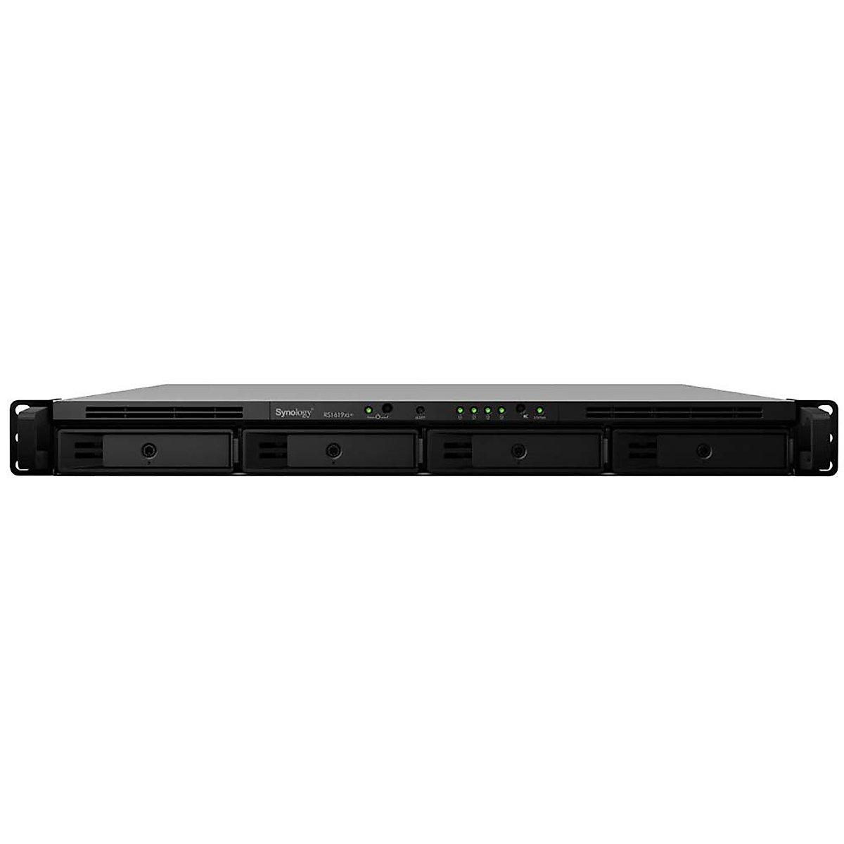 Synology RackStation RS1619xs+ iSCSI NAS Server with Intel Xeon 2.2GHz CPU, 64GB Memory, 4TB SSD and 24TB HDD, Rail Kit, DSM Operating System