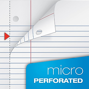 Oxford Spiral Notebook 3 Pack, 3 Subject Journal, 3-Hole Punch, College Ruled Paper, 2 Dividers, 8 x 10-1/2 Inches, Black, Red, Blue, 120 Sheets (65202)