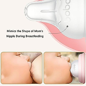 YOHKOH Nipples with Automatic Flow Lock, 100% Natural Feel, Soft Silicone, BPA-Free (0m+, S, 4 Counts)