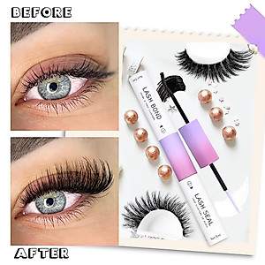 ALICE Lash Extension Kit 140PCS Individual Lashes Kit Fluffy Wispy Lash Clusters DIY Eyelash Extensions with Lash Bond and Seal Strong Hold 10-16MM