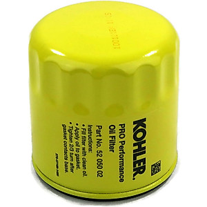 Kohler (2 Pack) 52 050 02-S1 Engine Oil Filter Extra Capacity For M18 - M20, CV11 - CV16, CH11 - CH16, LV560 - LV675, CV460 - CV490