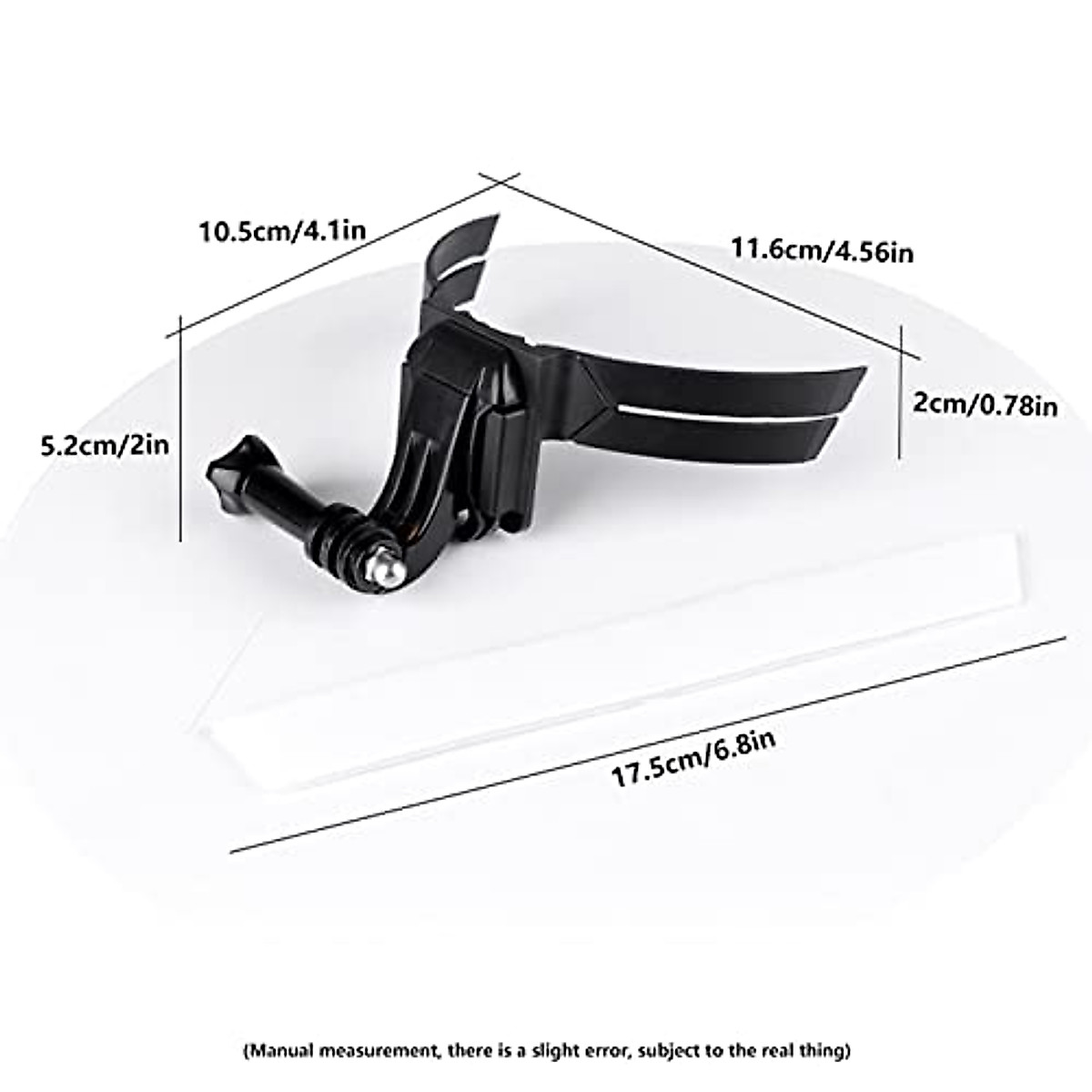 Helmet Chin Mount Motorcycle Helmet Strap Bracket Sports Camera Riding Fixing Accessory for 9/8/7/6/5 Helmet Chin Mount Action Camera Accessories