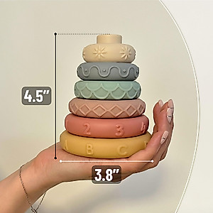 Mr. Pen- Stacking Rings Toy, 6 pcs, Stacking Toys, Stacking Rings, Baby Stacking Toys, Stacking Rings Baby Toy, Baby Stacking Rings, Ring Stacker Baby Toy, Baby Toy Rings