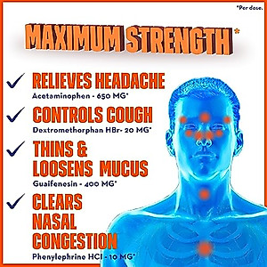 Mucinex Sinus-Max Max Strength Pressure, Pain & Cough Liquid Gels 16 ea