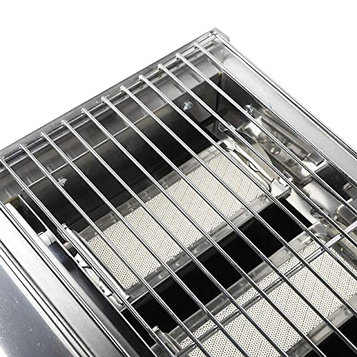 Stainless Steel Gas BBQ Grill with 3 Burners, Portable Propane BBQ Barbecue Deck Patio Fry Cooker Tabletop Cooker for Backyard Outdoor Garden Commercial