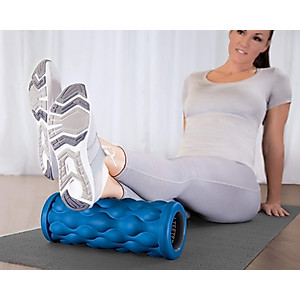 Teeter Massage Foam Roller Bundle - Textured for Deep Tissue Muscle Relief to Boost Recovery, Flexibility, Mobility - Back Pain Relief, Sports Massage, Myofascial Release