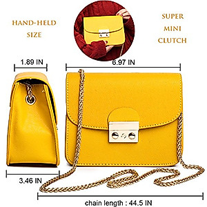 TOYOOSKY Small Evening Bags for Women Crossbody Bag Chain Shoulder Evening Clutch Purse Formal Bag