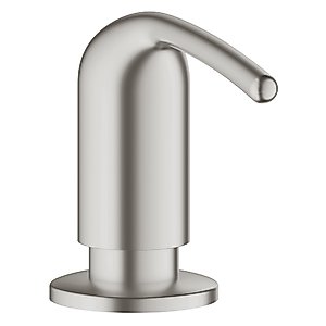 GROHE 40553DC0 Zedra Soap/Lotion Dispenser, Super Steel